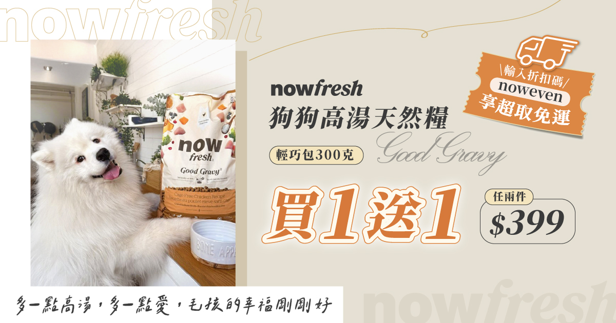 now 高湯系列狗糧300克47折起-SofyDOG蘇菲狗